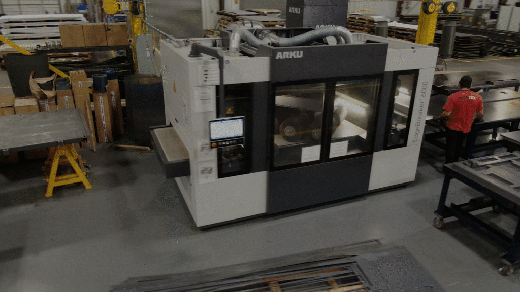 Leveling up Our Automated Deburring Capabilities - Ameritex | Advanced Metal Fabrication